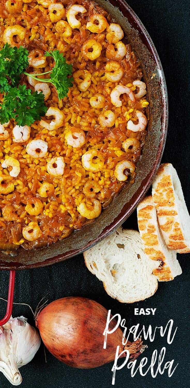 Easy Prawn Paella Recipe - All Kitchen Colours